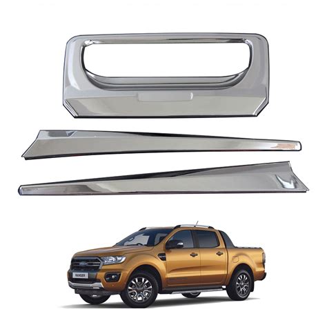 Ford Ranger T6 2012 2022 Rear Tailgate Door Handle Surround Trim Co