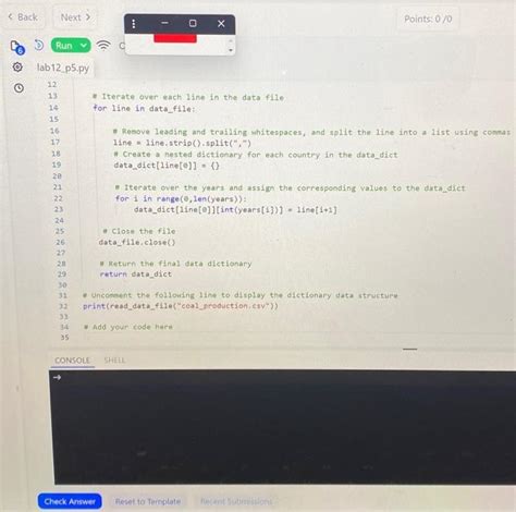 solved if the code has no errors and the steps is explained