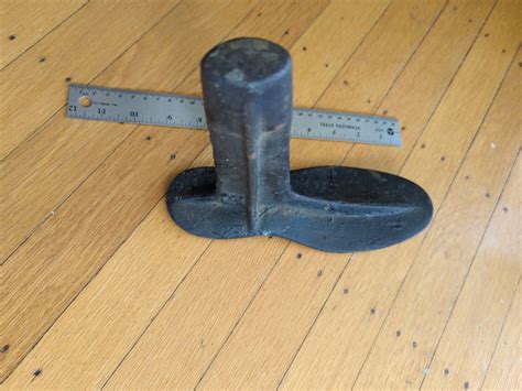 Cast Iron Shoe Form Mold Shoemaker Cobblers Tool 91 Gem