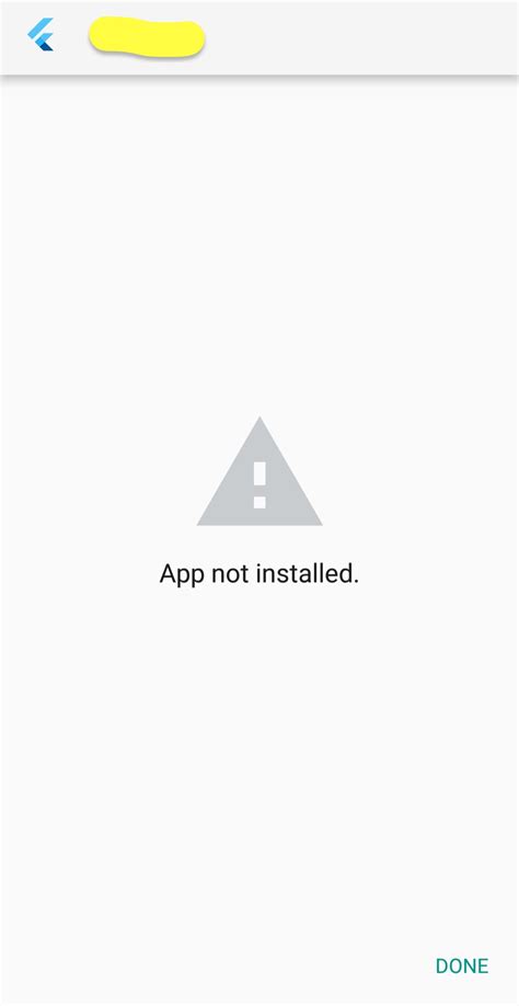 Why Cant I Install Flutter App In Real Android Phone Stack Overflow