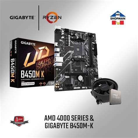 AMD Ryzen 3 / 5 4350G / 4500 / 4600G / 4650G Processor w/ Gigabyte ...
