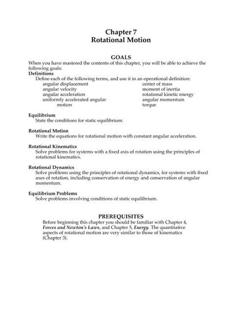 Chapter 7 Rotational Motion Doane College Physics Web Server