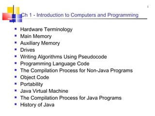 Itroduction About Java PPT