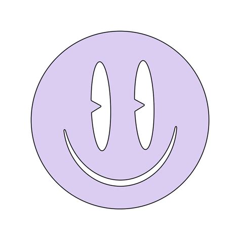 Retro Smiley Face Lazer Universe Laser Cutting