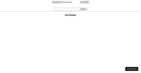 Csvfileupdated Codesandbox