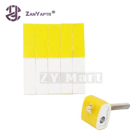 10pcs 20x70x3mm Heating Block Cotton Heat Insulati Grandado