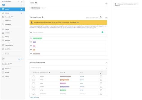 Build An Email Sending Chatbot With Google Dialogflow
