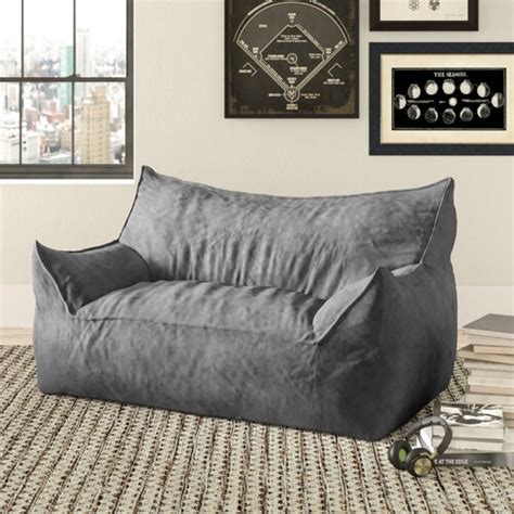 Comfort Research Big Joe Imperial Polyester Bean Bag Sofa And Reviews