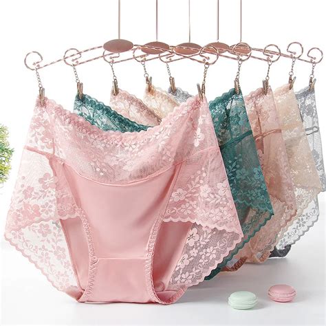 Culotte En Satin Pour Femmes Grande Taille Sexy Dentelle Haute Qualit