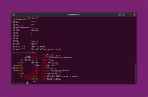 Как установить и настроить Ubuntu на нескольких Lvm разделах