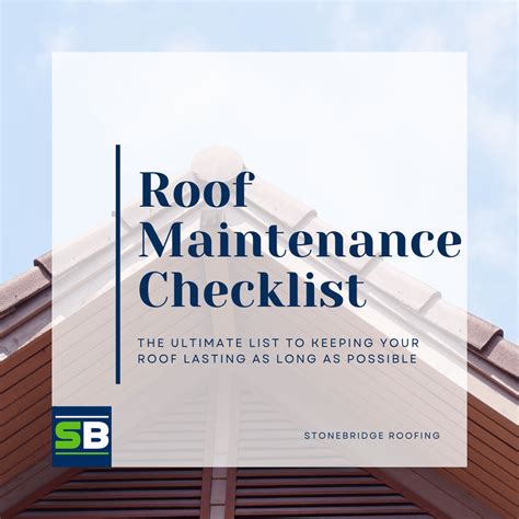 Ultimate Roof Maintenance Checklist Stonebridge Roofing Roofing