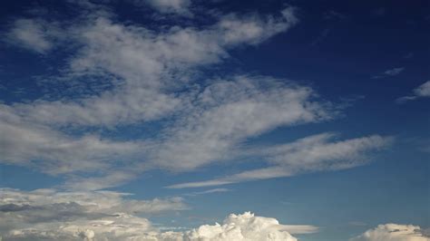 Puffy White Clouds Blue Sky Time Lapse Stock Footage Sbv 348533259
