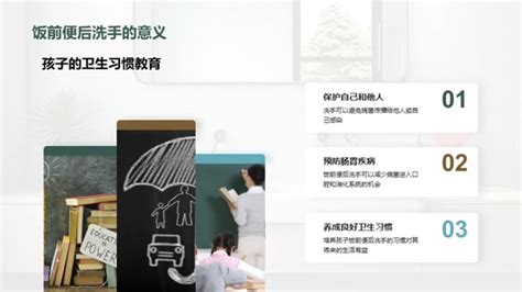 洁净宝手，健康成长 Ppt模板下载