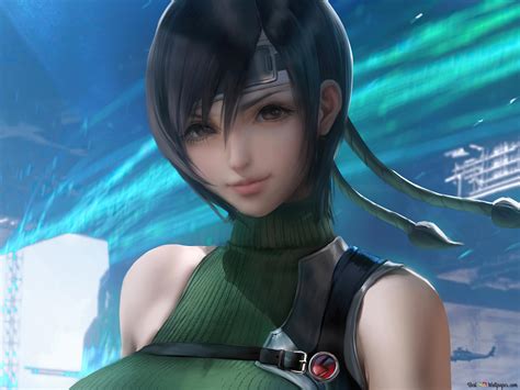 Yuffie Kisaragi Final Fantasy VII Remake 电子游戏 4K 壁纸下载