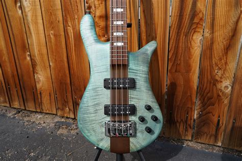 Spector Euro 4 Rst Turquoise Tide Matte 4 String Electric Bass Guitar