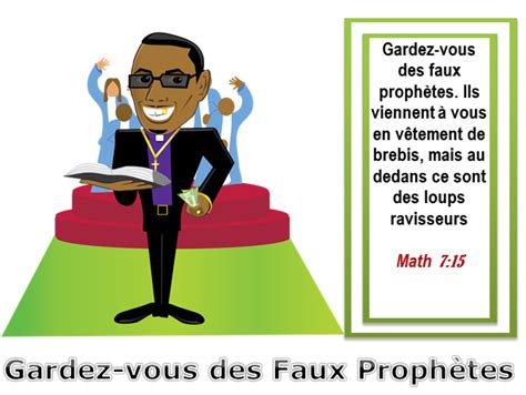 Gardez Vous Des Faux Prophetes