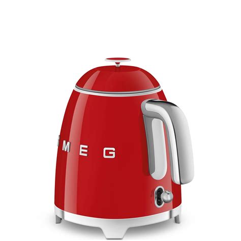 Czajnik Elektryczny Mini Smeg Stal Nierdzewna Tworzywo Sztuczne KLF RDEU Najlepszy Design