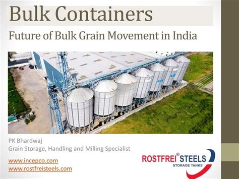 Containerisation Of Foodgrain Future Of FCI Foodgrain Movement PPTX