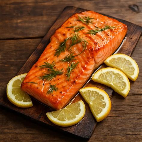 Cedar Planked Salmon Smoky Flavor