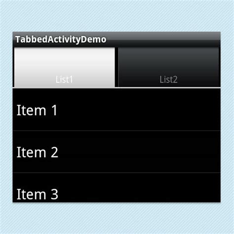 Android Tabactivity With Two List Views