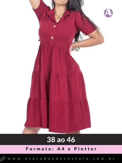 Molde vestido Marias Atacadão da Costura