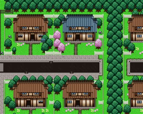 Japanese Town Tiles Rpixelart