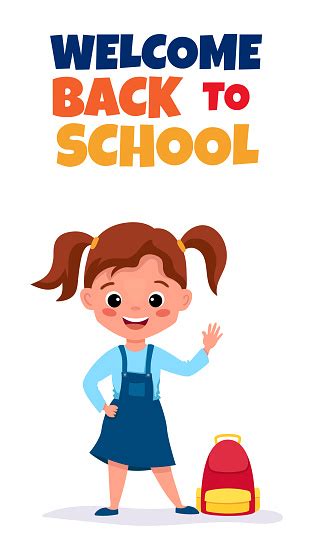 다시 학교 카드 또는 귀여운 학생과 전화 배너로 소셜 미디어 또는 마케팅 템플릿을 위한 편집 가능한 템플릿입니다 가방에 대한