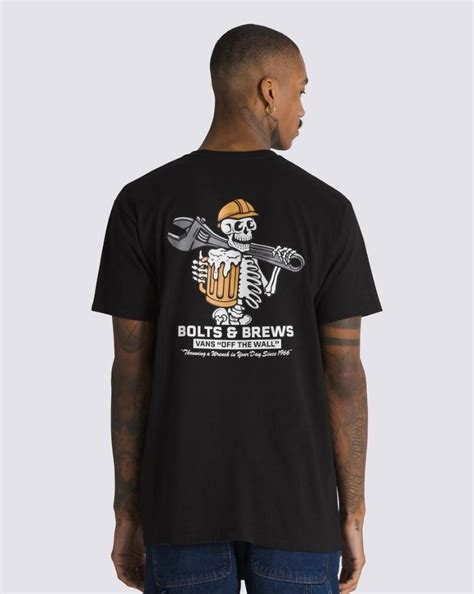 Shop Vans Apparel And Accessories Wrenched T Shirt In Black