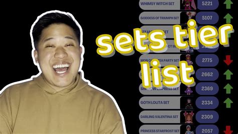 ROYALE HIGH SETS TRADING VALUES Traderie Tier List YouTube