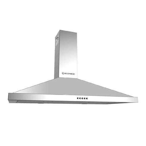 شفاط بمدخنة بلت ان ايكوماتيك، مقاس 60 سم، ستانلس ستيل H6210ab