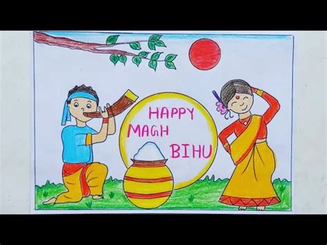Discover 186 Bohag Bihu Drawing Super Hot Nanoginkgobilobavn