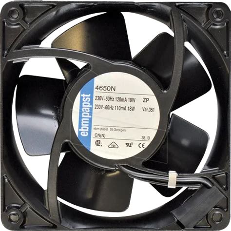 Ebm Papst Axial Fan Ebm Papst 4 Inch Black Industrial Axial Flow Fans