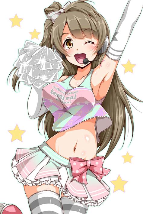 Safebooru 1girl Arm Up Armpits Blush Bow Brown Eyes Brown Hair