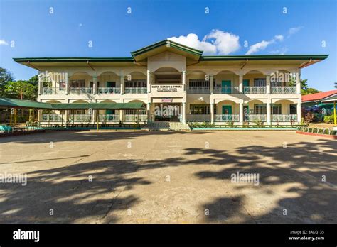 Facade Of A Public Elementary School In Batangas Philippines Showcases