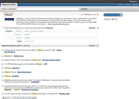 Powerset The Way You Should Search Wikipedia Softpedia