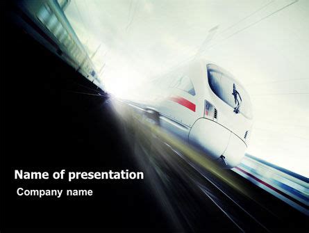 Gambar Latar Dan Templat PowerPoint Kereta Api Untuk Presentasi Anda