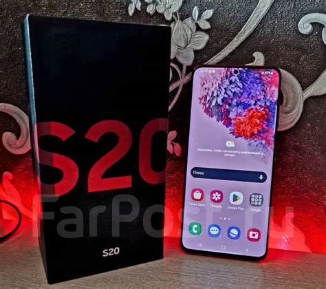 Samsung galaxy S20 8/128gb red отличное состояние, моноблок, красный ...