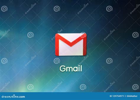 Gmail Editorial Photo Image Of Screen Selective Pixel 129754971