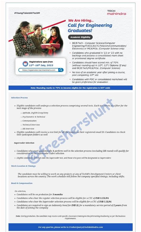 tech mahindra off campus drive 2023 hiring for associate software