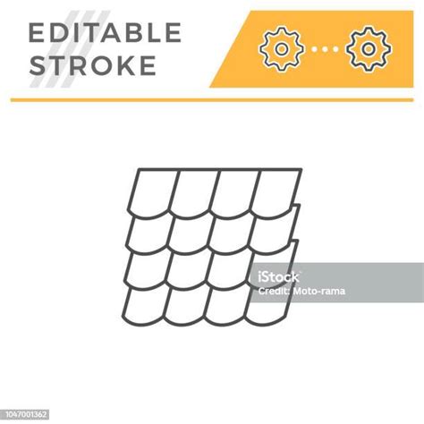 지붕 타일 라인 아이콘 가리기에 대한 스톡 벡터 아트 및 기타 이미지 가리기 개념 개발 Istock