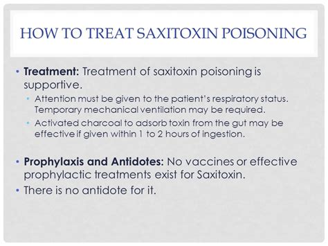 Exams And Me Saxitoxin