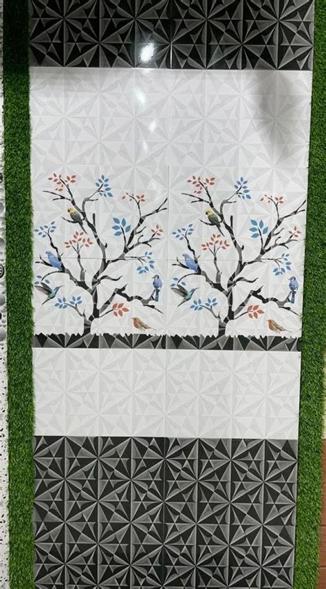 Glossy Rectangle Ceramic Wall Tiles Living Room At ₹ 180 Square Feet