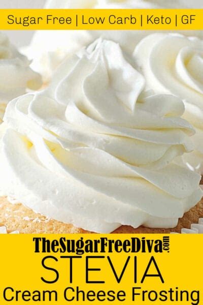 How To Make A Sugar Free Cream Cheese Frosting Using Stevia