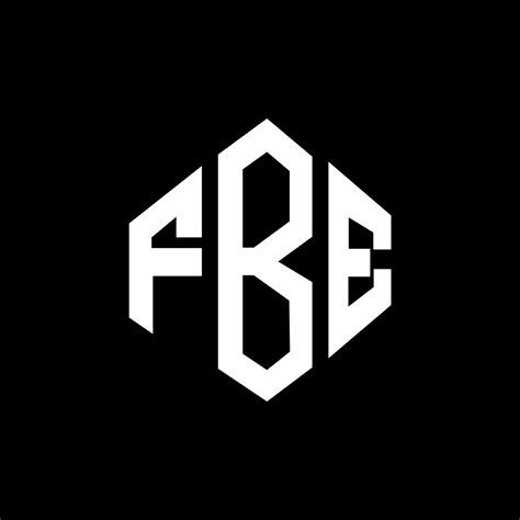 Design De Logotipo De Carta Fbe Forma De Pol Gono Fbe Pol Gono E