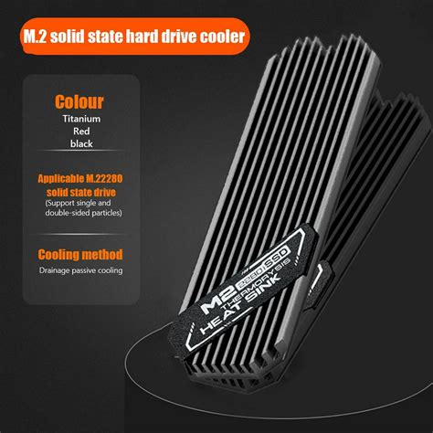 M 2 Solid State Hard Disk Heatsink Heat Radiator For Pcie 2280 Ssd