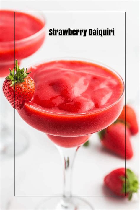 Strawberry Daiquiri Simple Recipe
