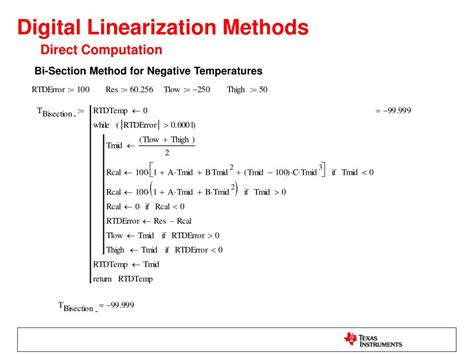 PPT Signal Conditioning And Linearization Of RTD Sensors PowerPoint Presentation ID 4785697