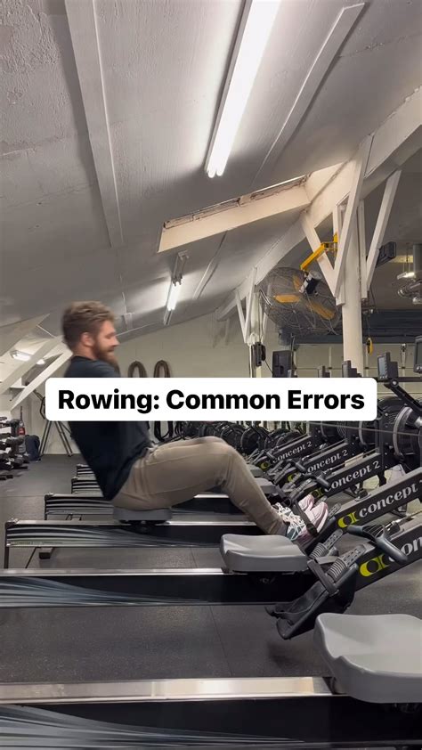Rowing Errors R Crossfit