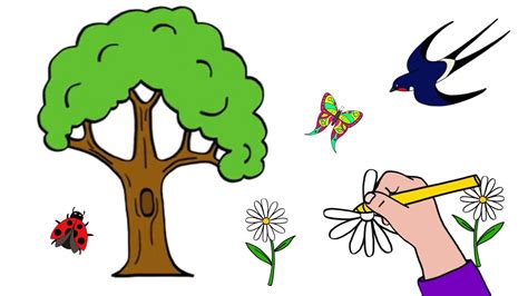 Tutos Pour Apprendre à Dessiner Le Printemps