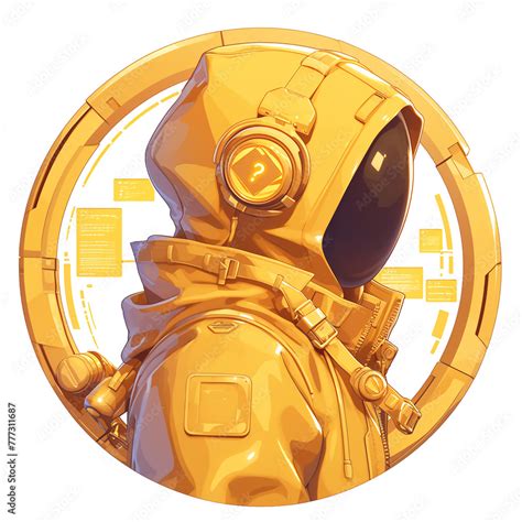 Hacker Cyberpunk Profile Icon With A Hooded Look Representing Digital Technology Futuristic Hacker Cyberpunk Profile Icon With A Hooded Look Representing Digital Technology Futuristic